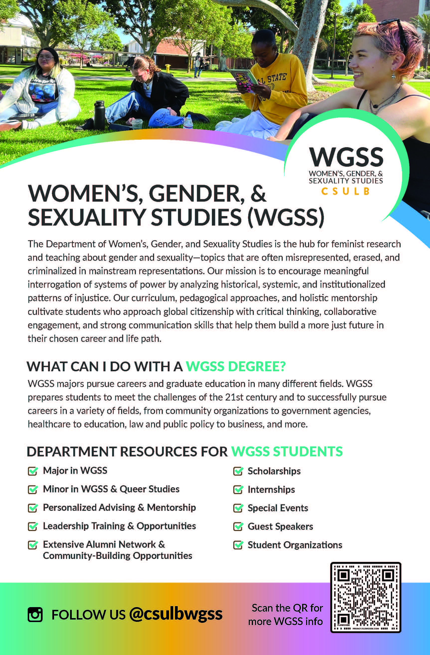 WGSS Major and Minors Overview | California State University Long Beach